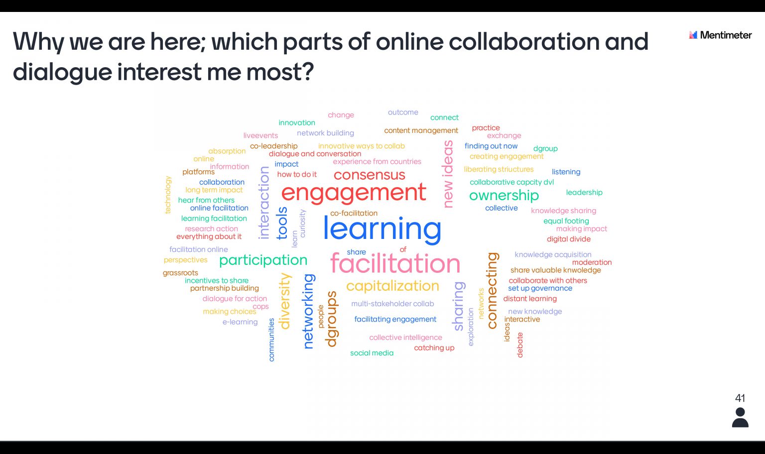 Critical factors for more effective online collaboration, dialogue and ...